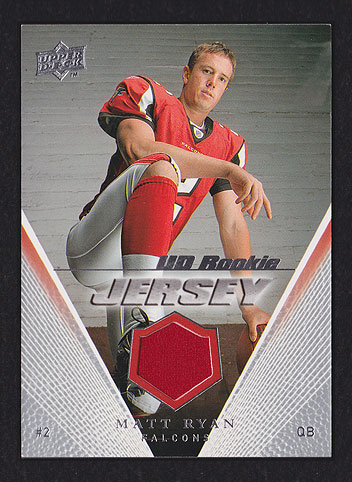2008 Upper Deck Matt Ryan #UDRJ-MR Rookie Jersey | Football Cards